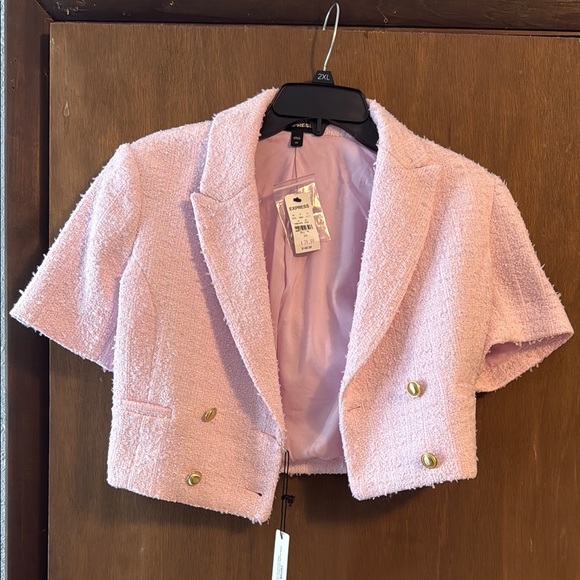 Express | Jackets & Coats | Express Tweed Short Sleeve Jacket | Poshmark